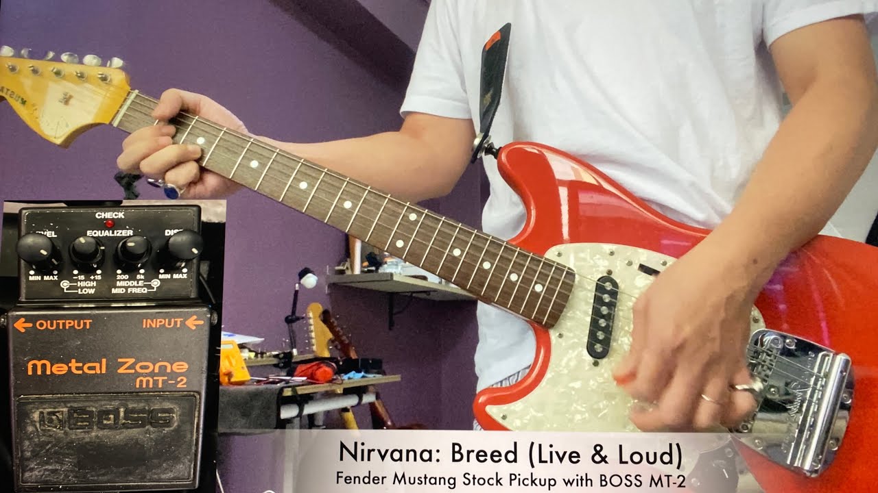 Nirvana - Breed (Guitar Cover) | Boss MT-2 - YouTube