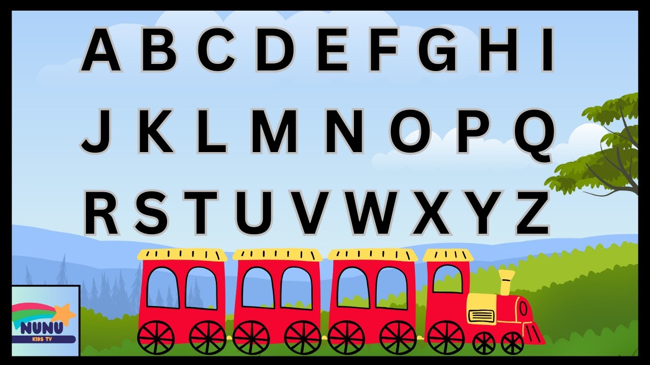 ABC Song with train | Education ABC Nursery Rhymes| ABC phonic song ...