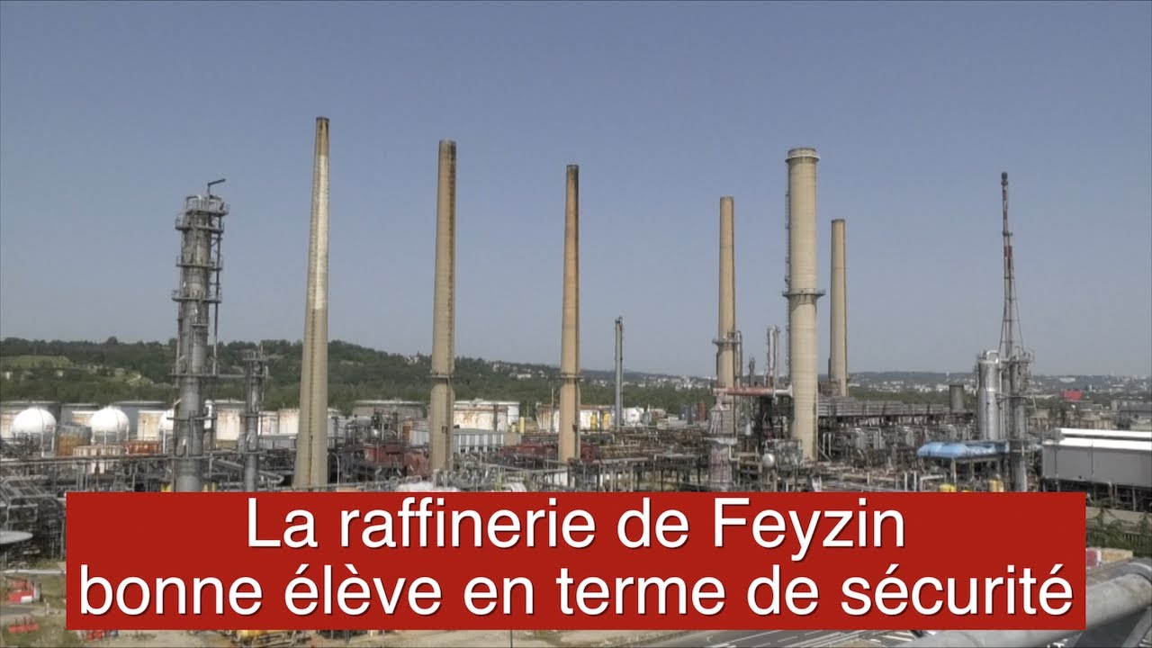 La raffinerie de Feyzin bonne élève en terme de sécurité - YouTube
