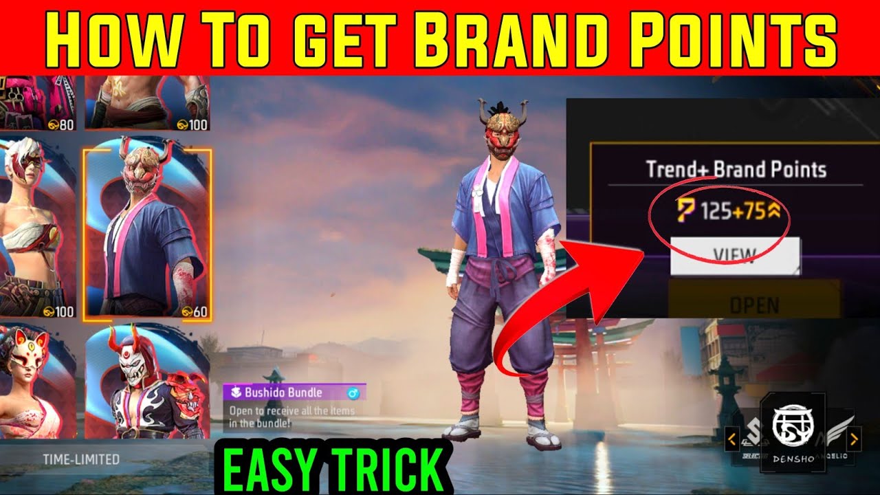 How To Get Brand Points In Free Fire | Brand Points Free Fire | Brand ...