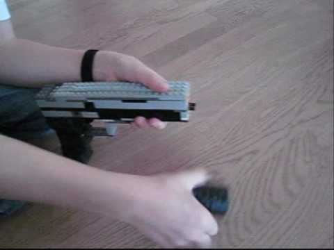 Lego BL-05 pistol with silencer - YouTube