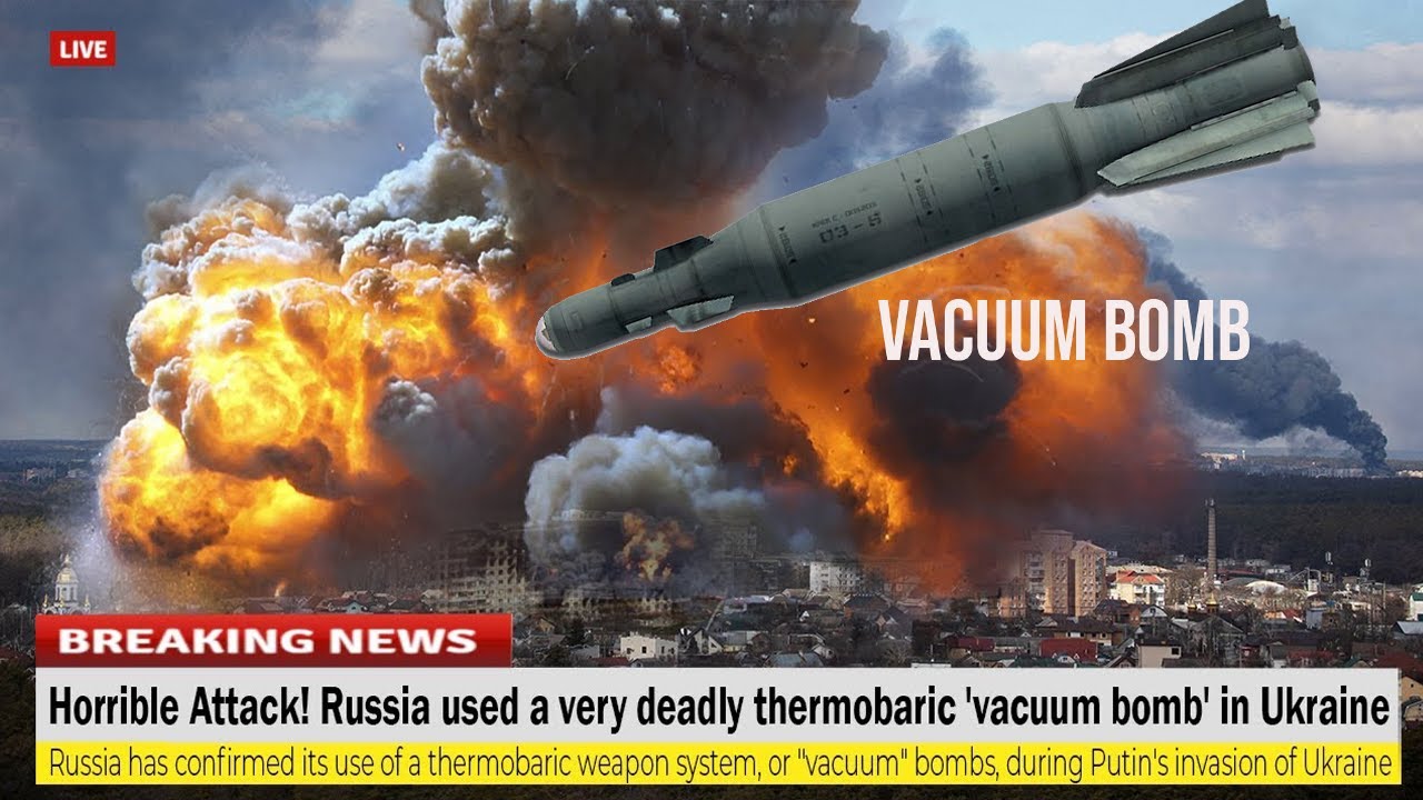A 1,500 kg Russian Fab bomb caused an explosion in a Ukrainian Forces ...