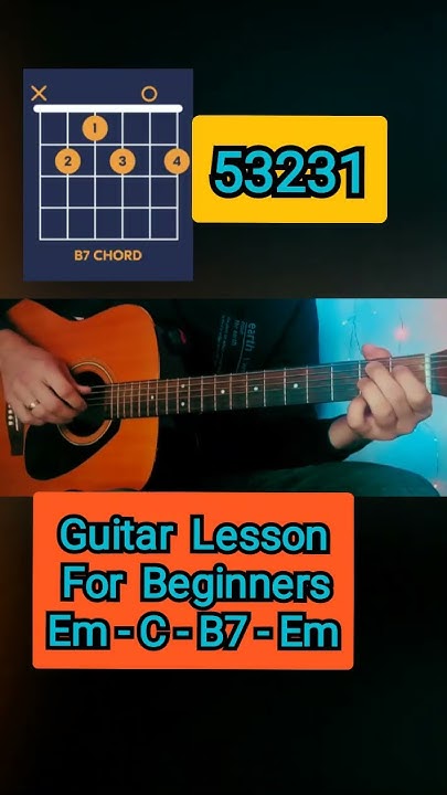 Exercises Em - C - B7 - Em #shorts #guitar #youtube #youtubeshorts ...