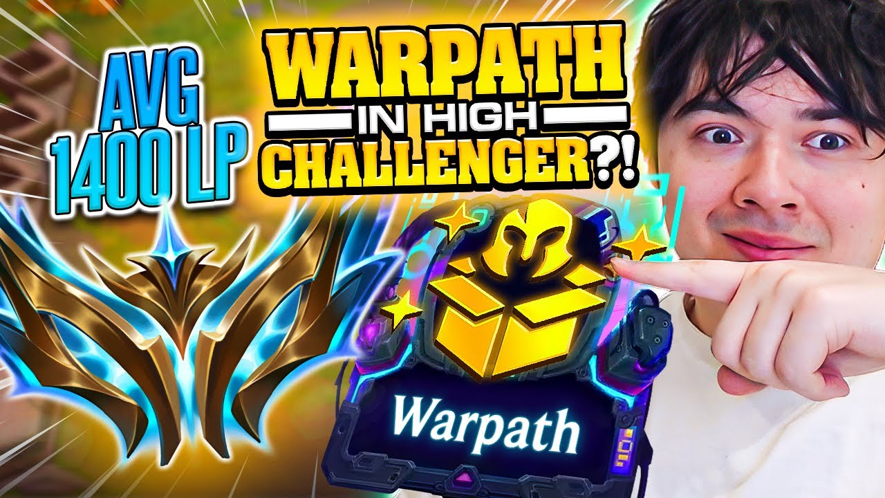 I Clicked War Path In A Lobby With An Average Rank Of Challenger 1400LP? I Set 14 TFT - YouTube