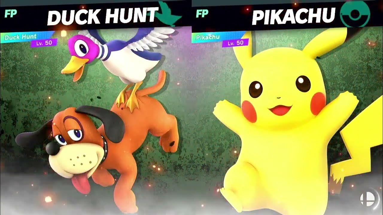 Super Smash Bros Ultimate Amiibo Fights Duck Hunt vs the World #8 vs Pikachu - YouTube
