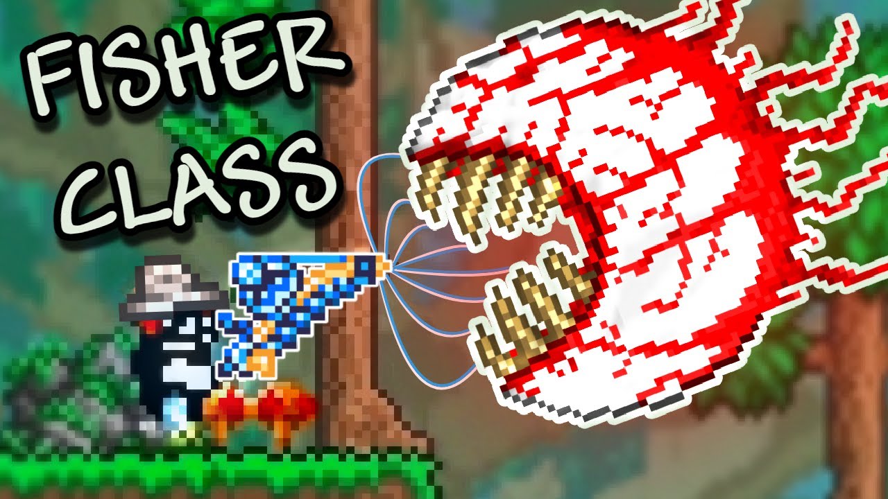 Terraria, But I'm The Fisher Class... - YouTube