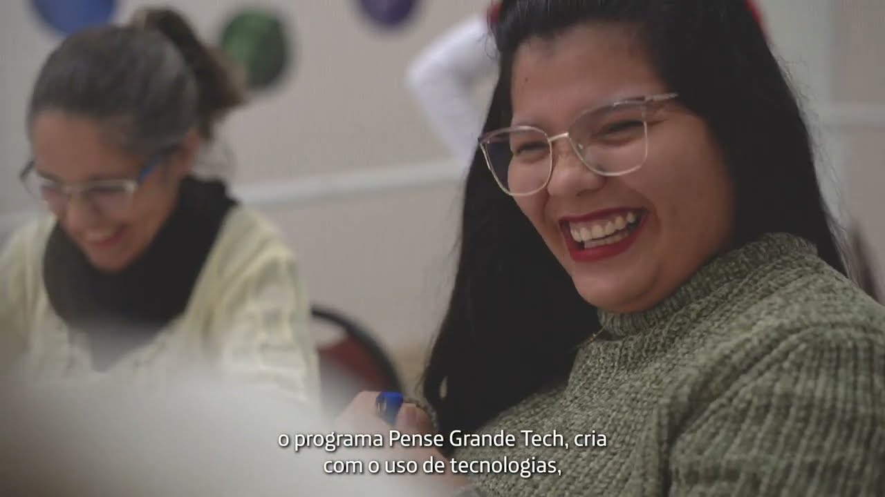 Pense Grande Tech apoia o desenvolvimento de competências digitais em educadores - YouTube