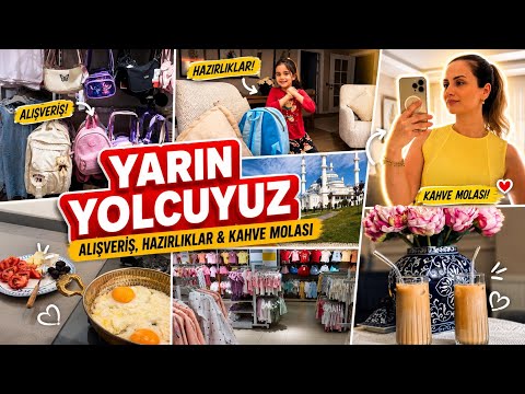 YOL ÖNCESİ BİR KAÇ BİRŞEY ALDIM✅ÇANTASINI HAZIRLADI🥰LCW ÇOCUK BÖLÜMÜ💯KAHVALTIM✅YENGEMDE KAHVE🤌🏻VLOG