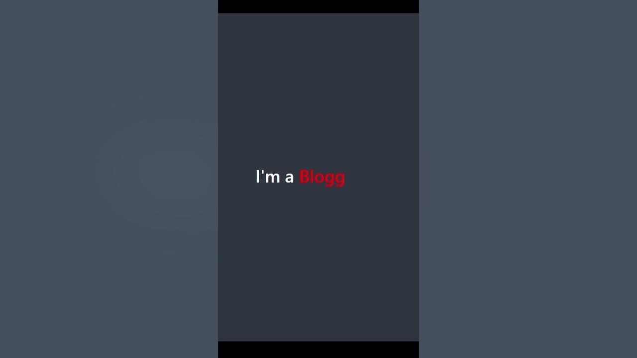 Typing Text Animation Using Only HTML & CSS | LiteMap #shorts - YouTube