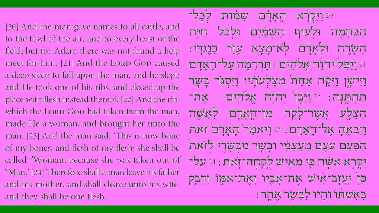 Torah Chanting - Sefer Bereshit - Parashat (Portion) Bereshit al. 3 ...