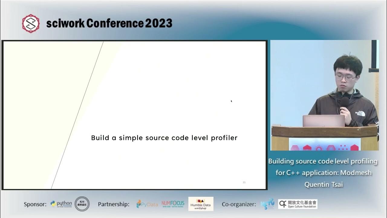 Building source code level profiler for C++ application | Quentin Tsai | sciwork 2023 - YouTube