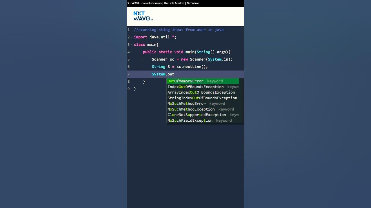 Scaning String Input From User In Java Program Shorts Java Coding Ccbp4 Programingtutorial