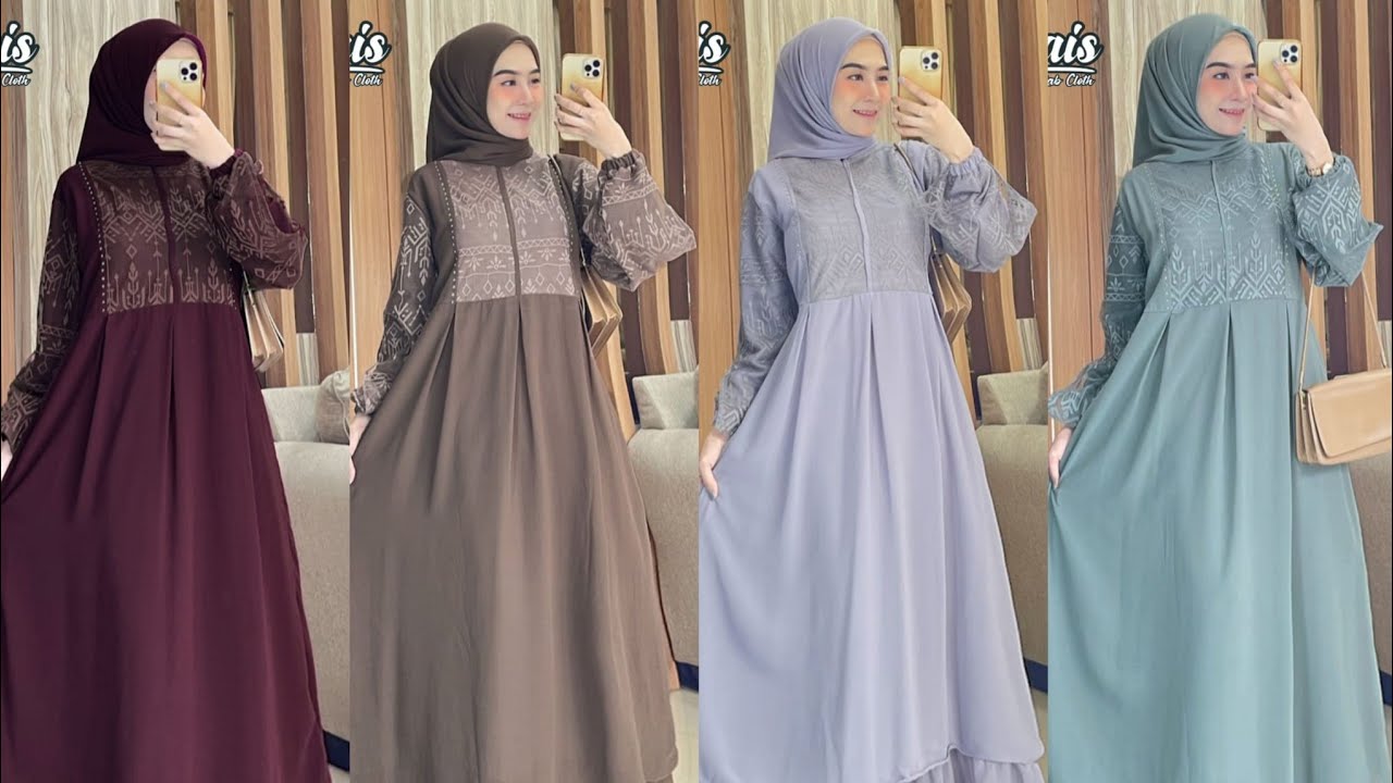Gamis jumbo mewah dan elegan model modern|by spassy - YouTube