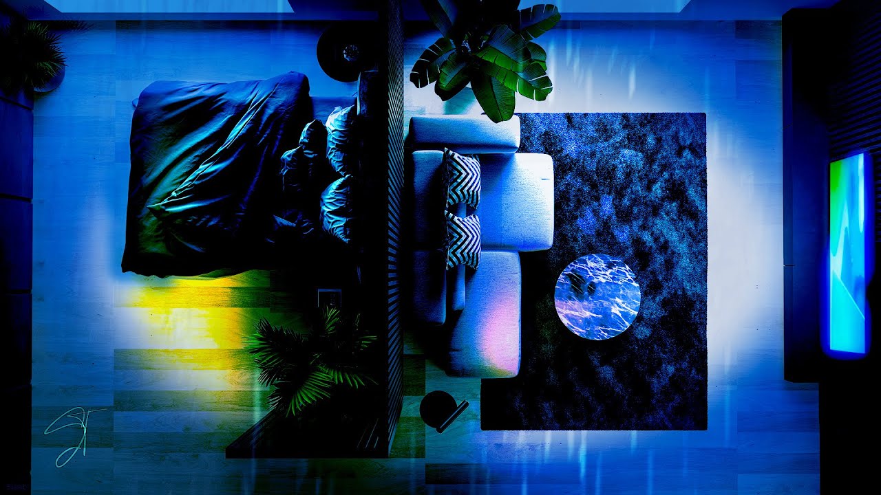 Calming Cartoons from the other room, and it's raining outside - YouTube