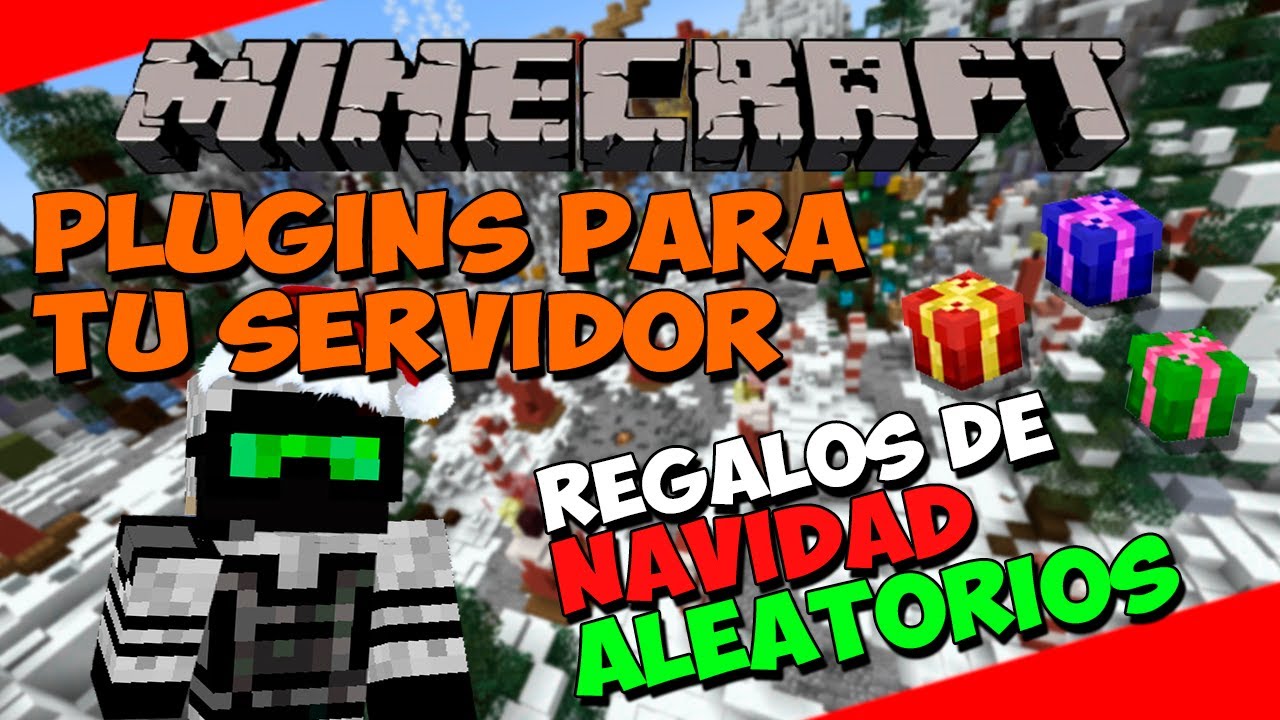 PLUGINS para tu SERVIDOR de Minecraft - REGALOS NAVIDEÑOS Aleatorios (CONDITIONALEVENTS) - YouTube