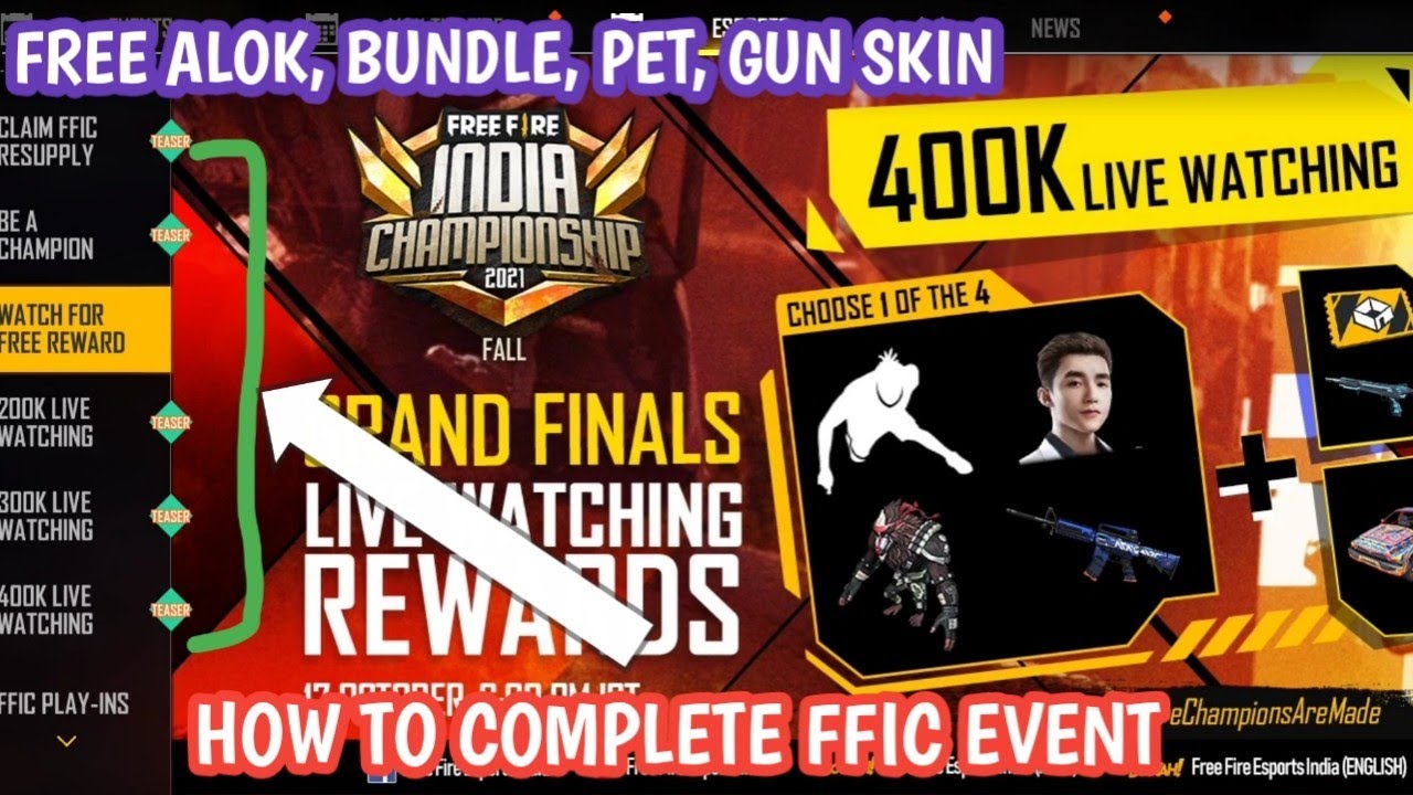 How to complete FFIC event freefire|how to get FFIC silver token ...