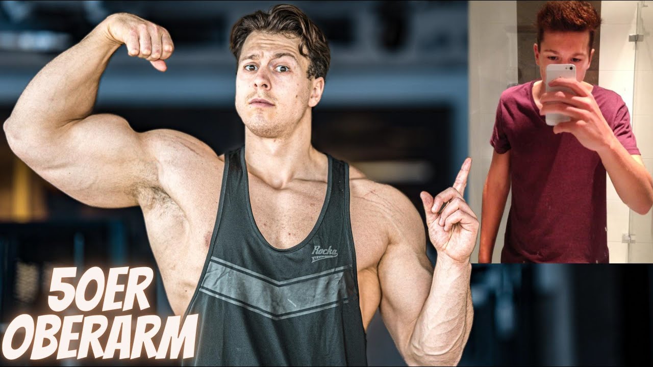 Von Streichhölzer zu 50er Oberarme!💪 (Trainingssystem Ohne Stoff) - YouTube