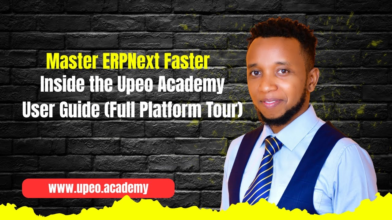 Upeo Academy User Guide - Complete ERPNext Training Walkthrough - YouTube