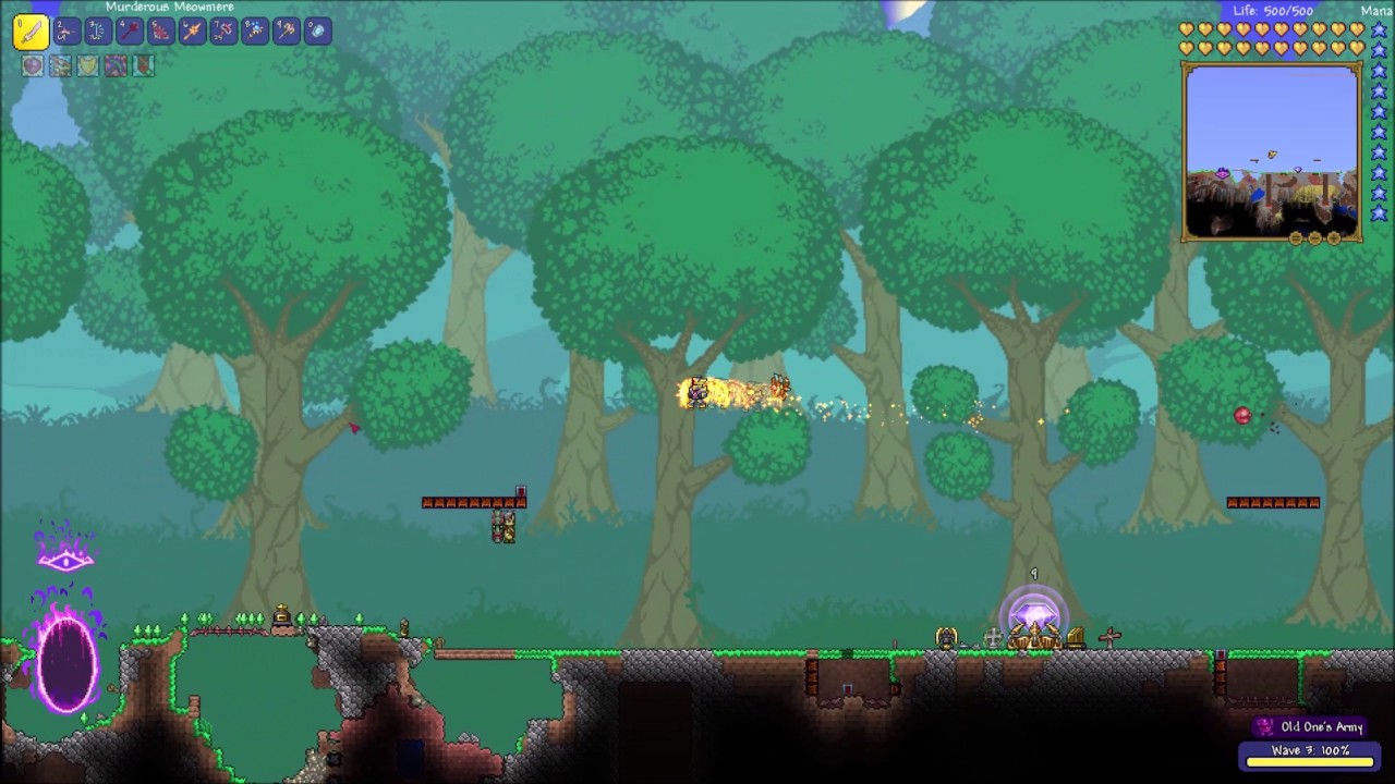 Guide for The Old One's Army [Terraria] - YouTube