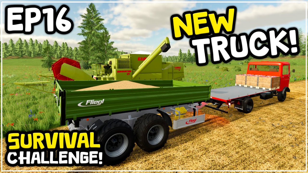FLOWERS MADE US SO RICH! - FS22 Survival Challenge! - Episode 16 - YouTube