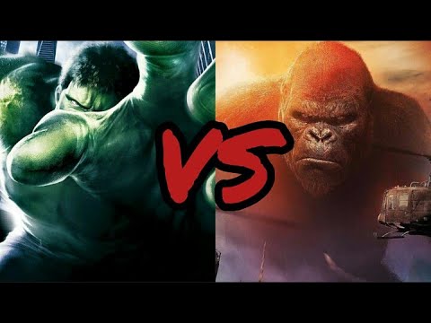 Hulk (2003) vs Kong (Skull Island) - YouTube