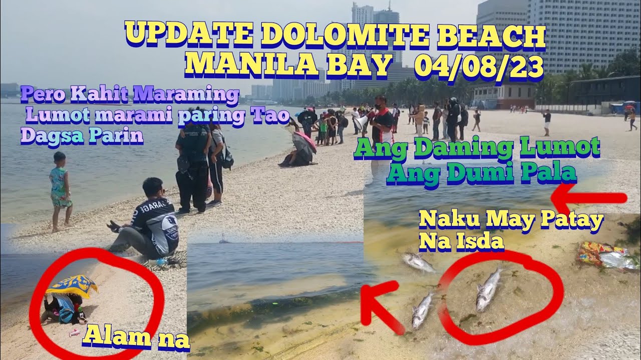 Update Dolomite Beach Manila Bay 04/08/23 - YouTube