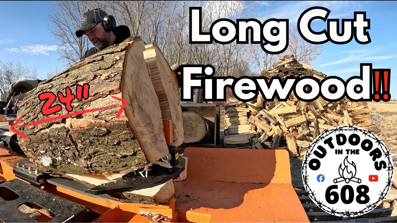 Long Cut Firewood‼️ - YouTube