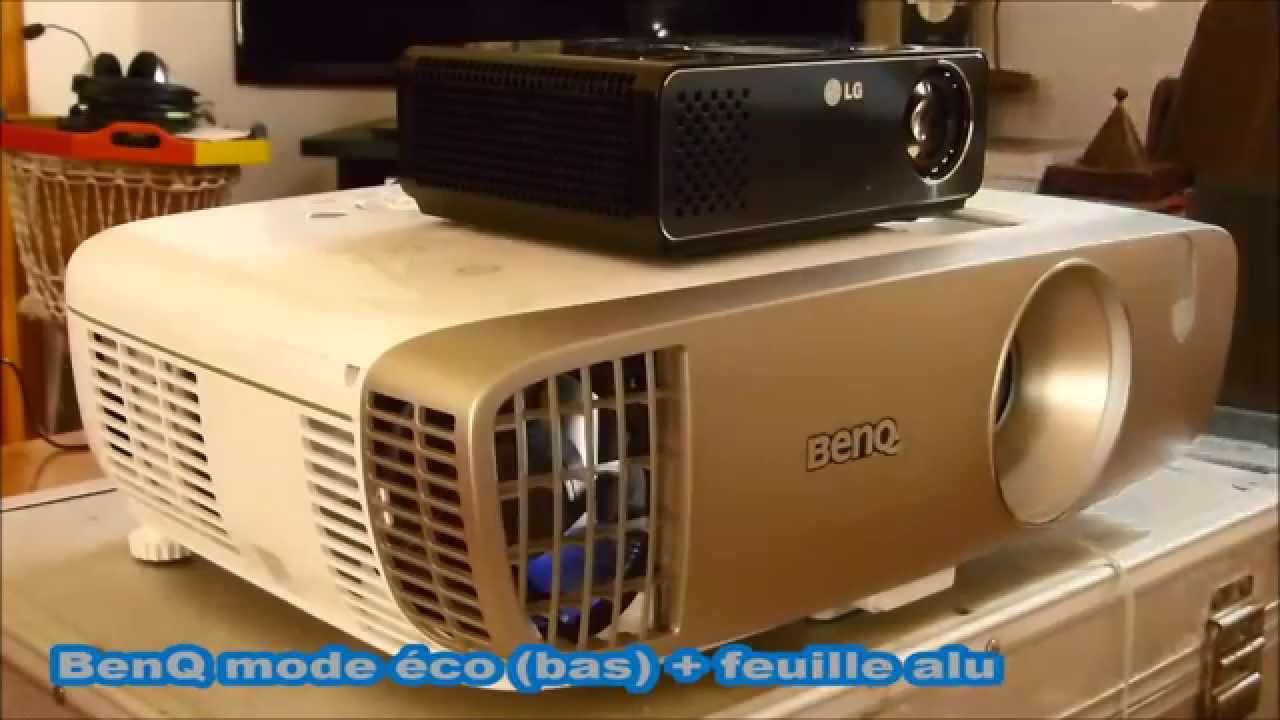 BenQ W2000 vs LG HW300y : bruit - YouTube