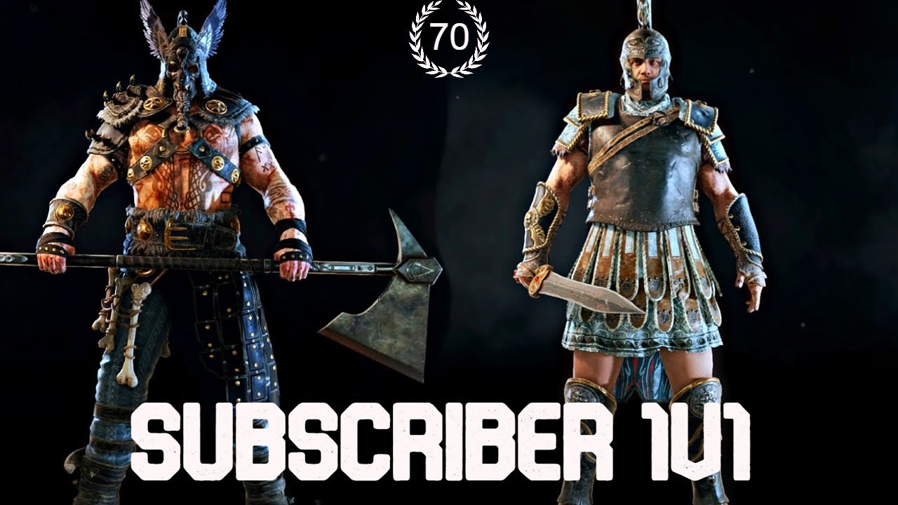 [For Honor] REP 70 Raider Vs Centurion! Subscriber Duels! - YouTube
