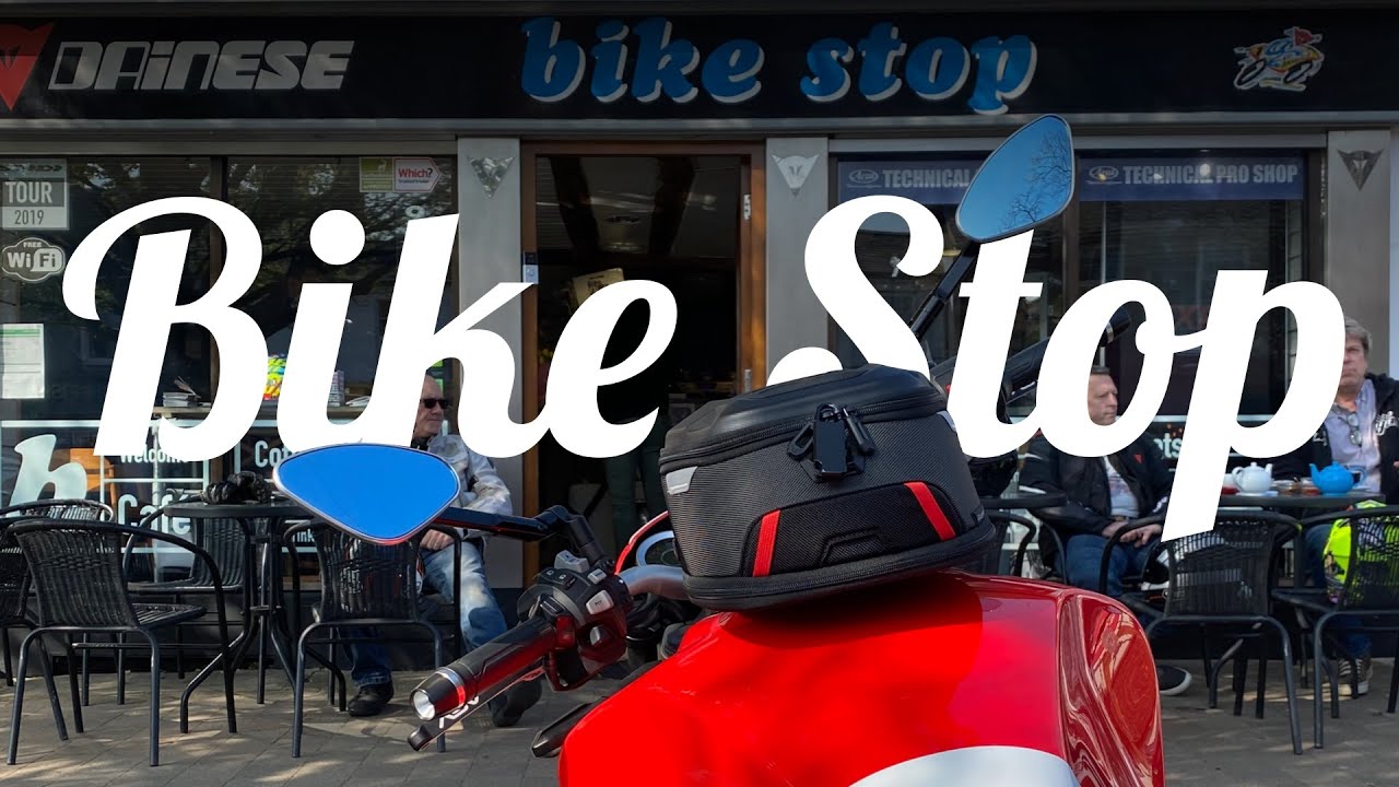 the Café Racer visits BIKESTOP Shop & Moto Cafe - YouTube