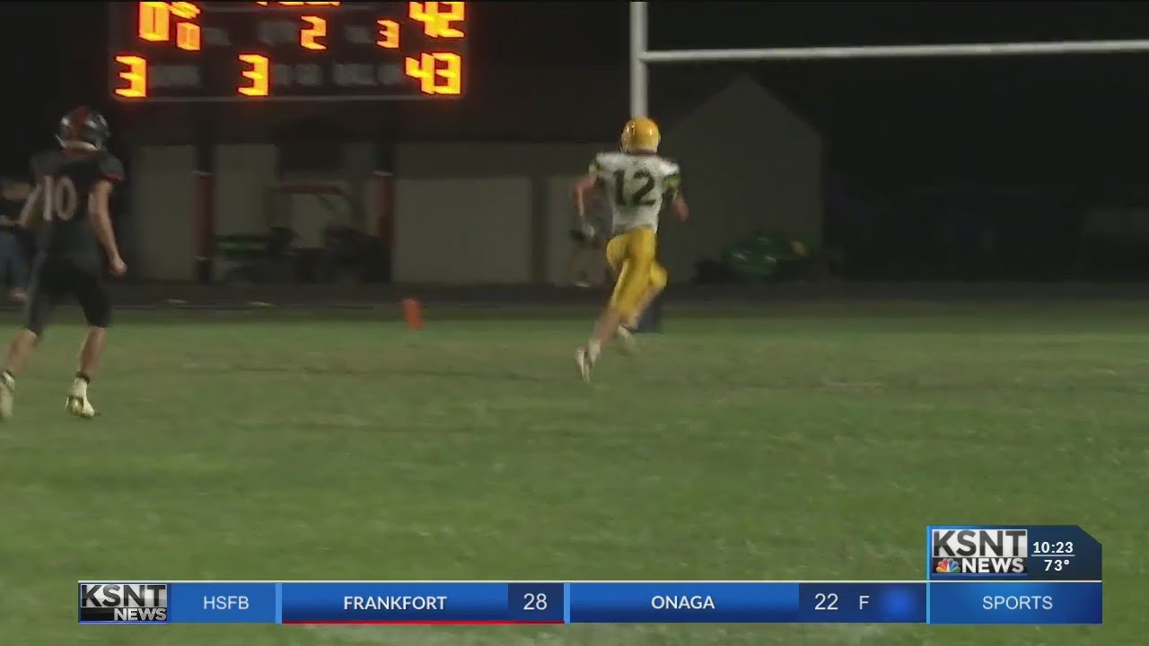 FOOTBALL FRENZY: Olpe beats Lyndon 70-12 - YouTube