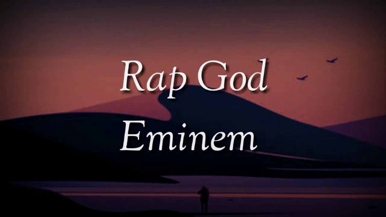 Rap God - Eminem (Lyrics) - YouTube