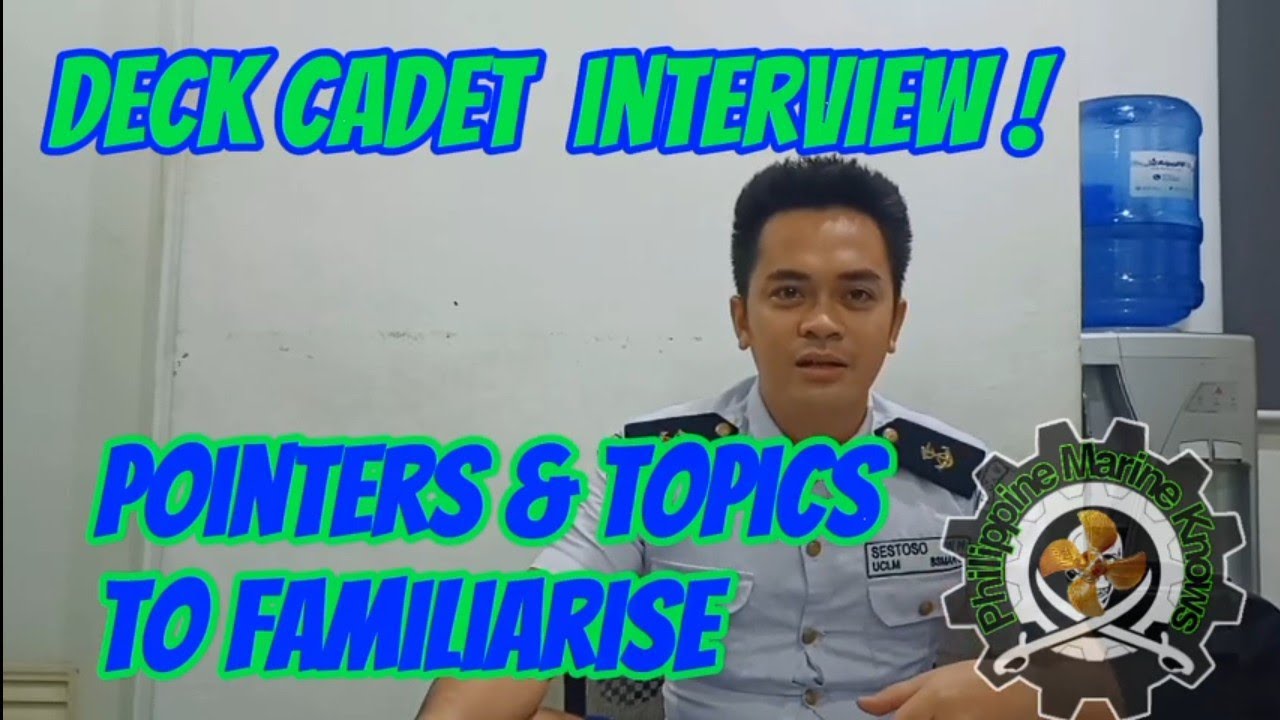Deck Cadet interview pointers - YouTube