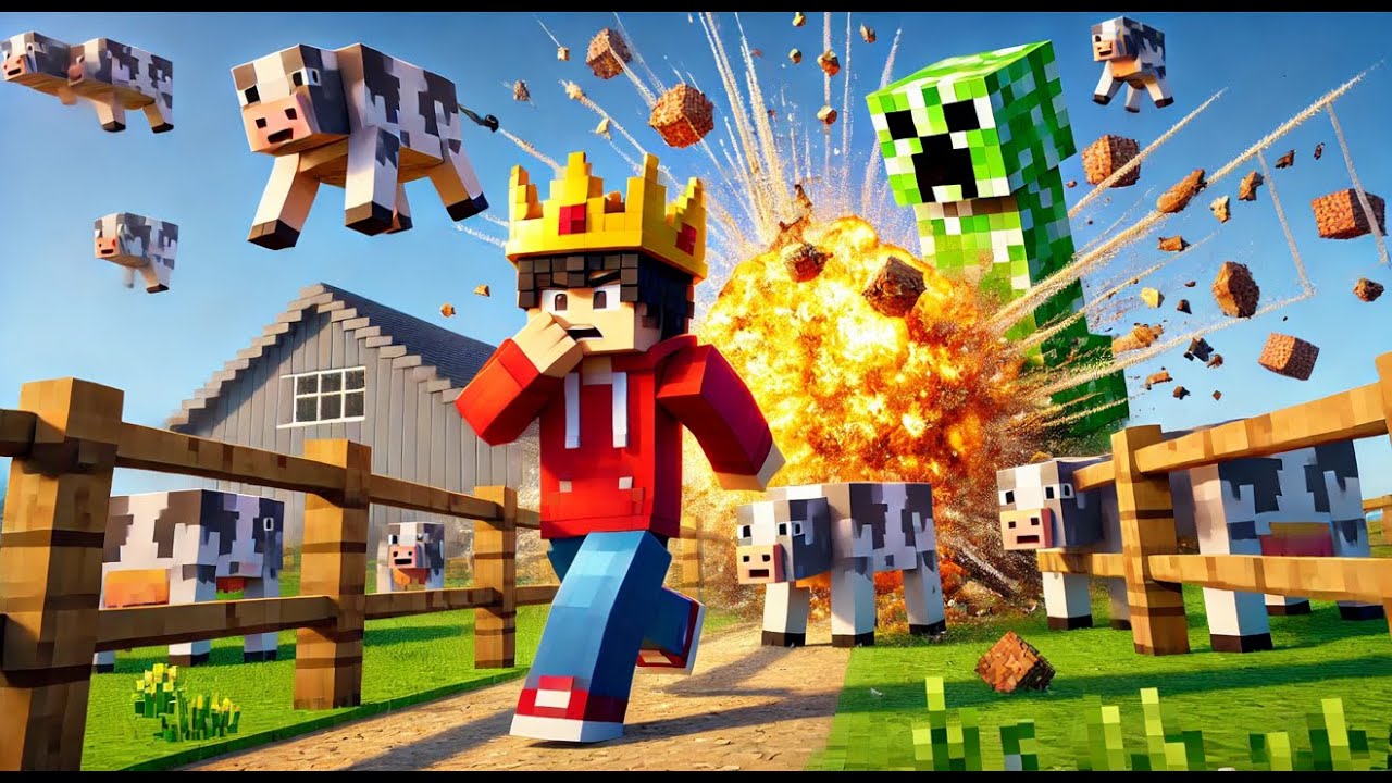 Beginner Minecraft Survival EP:10 " The Creeper Attack Again " - YouTube