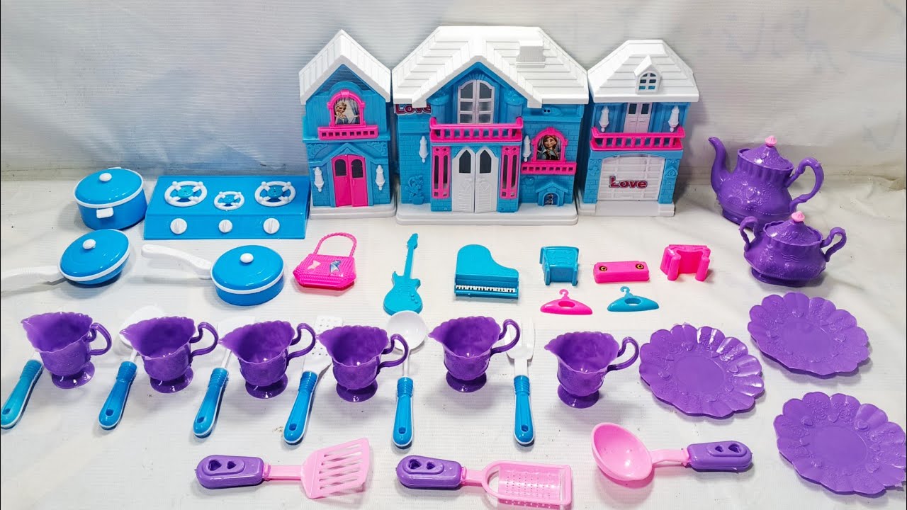 6 Minutes Satisfying with Unboxing Ultimate Disney Frozen Elsa Kitchen ...