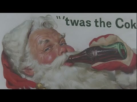 Daytime Coca-Cola Santa