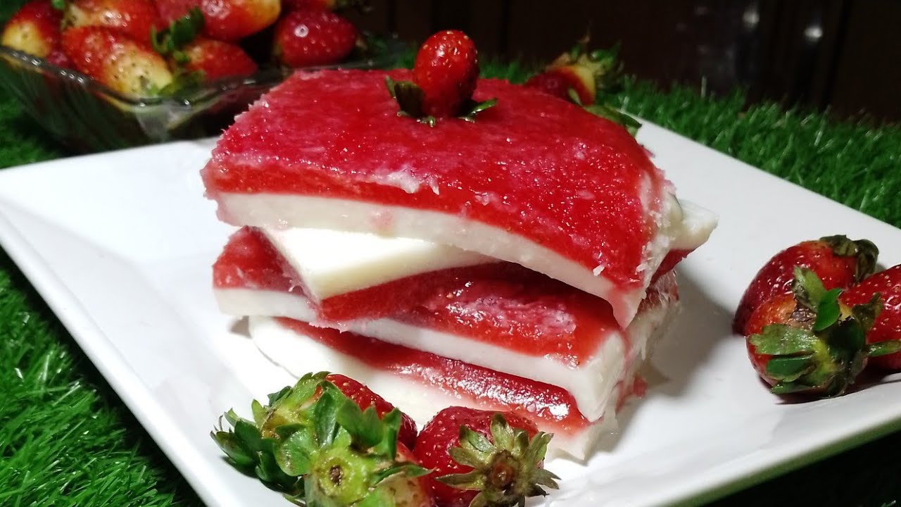 Strawberry Dessert | Sweet n Sour | Recipe By Bukhari's Delight - YouTube