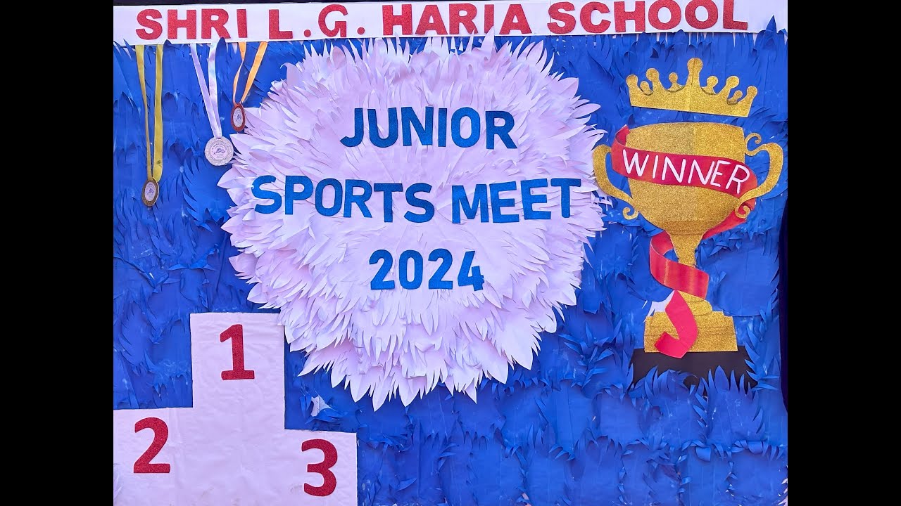 Junior Sports Meet 2024 | Shri L. G. Haria School - YouTube