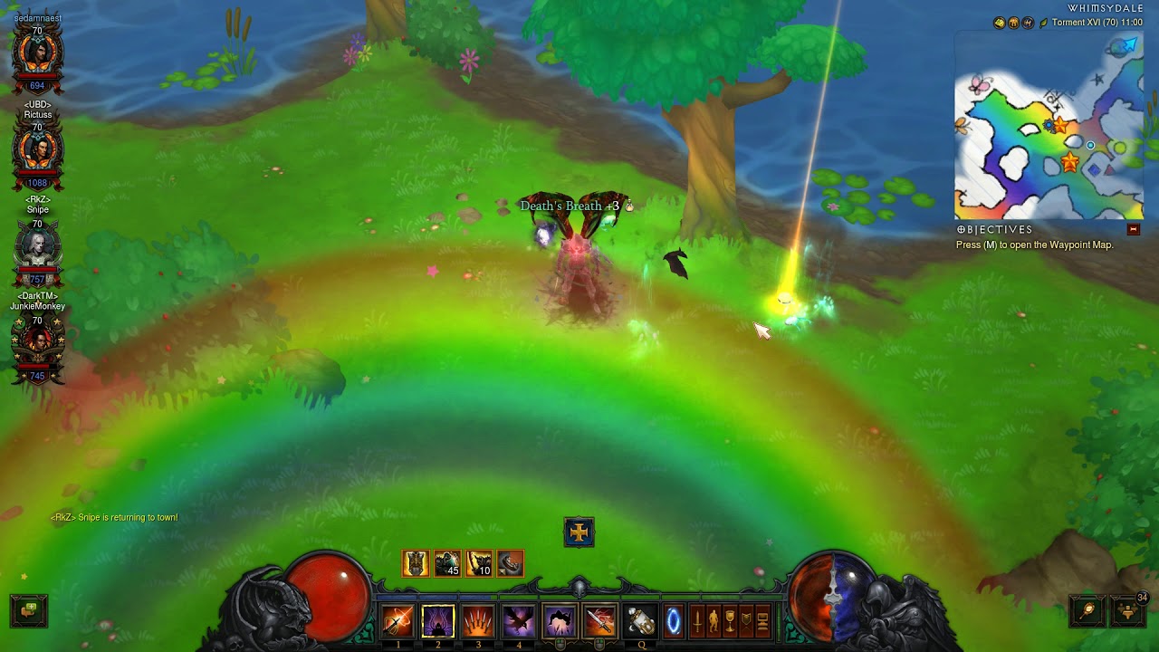 Diablo III 2019 - Rainbow Portal - YouTube