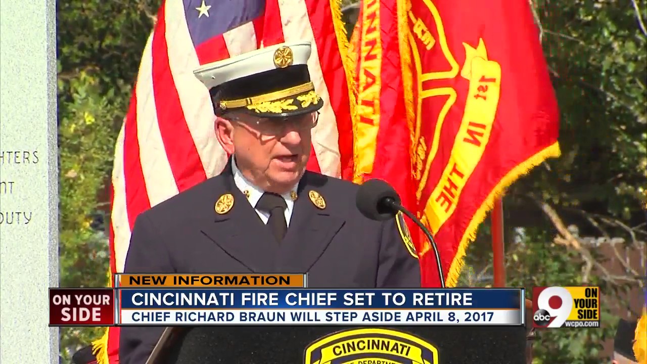Cincinnati Fire Chief Richard Braun to retire - YouTube