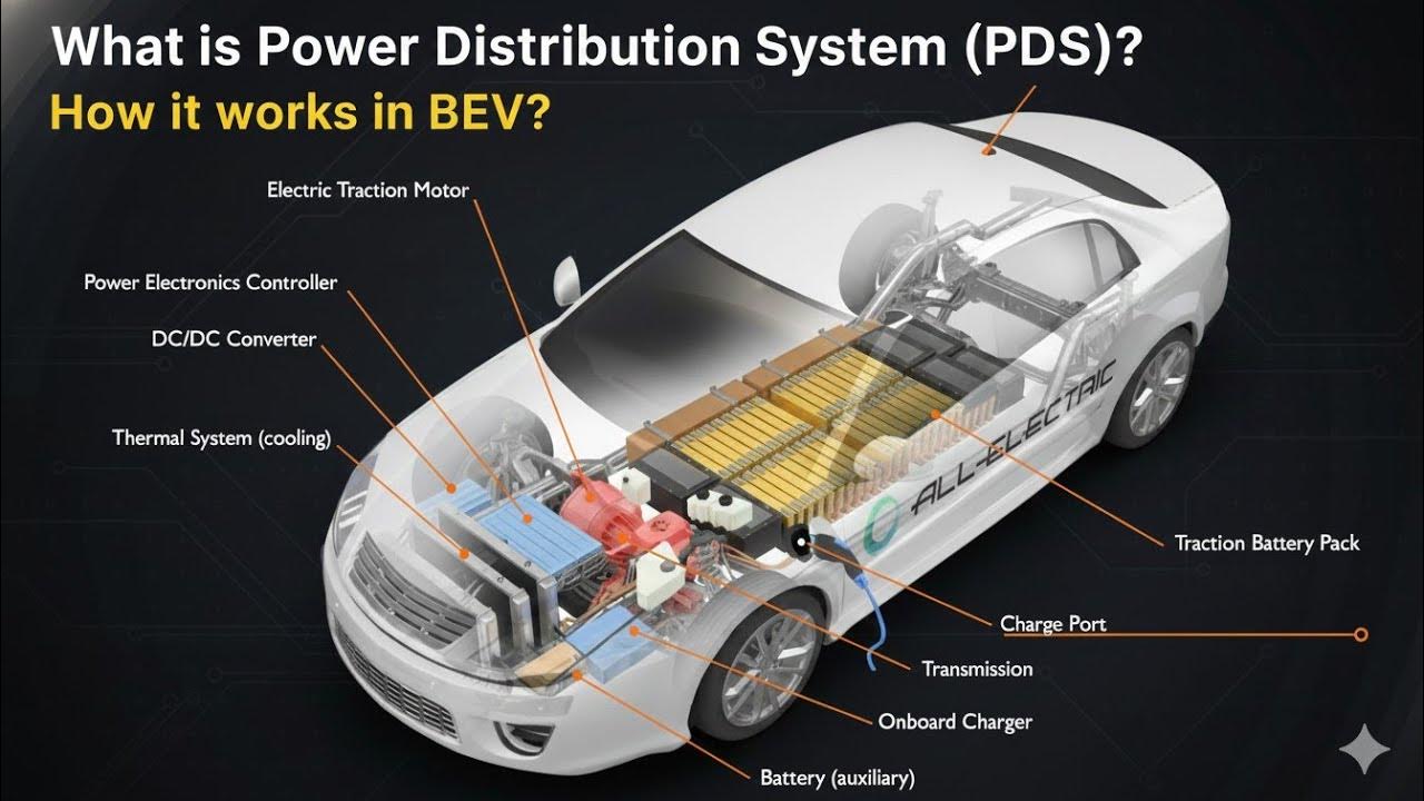 What is Power Distribution System (PDS)? How it works in BEV? - YouTube