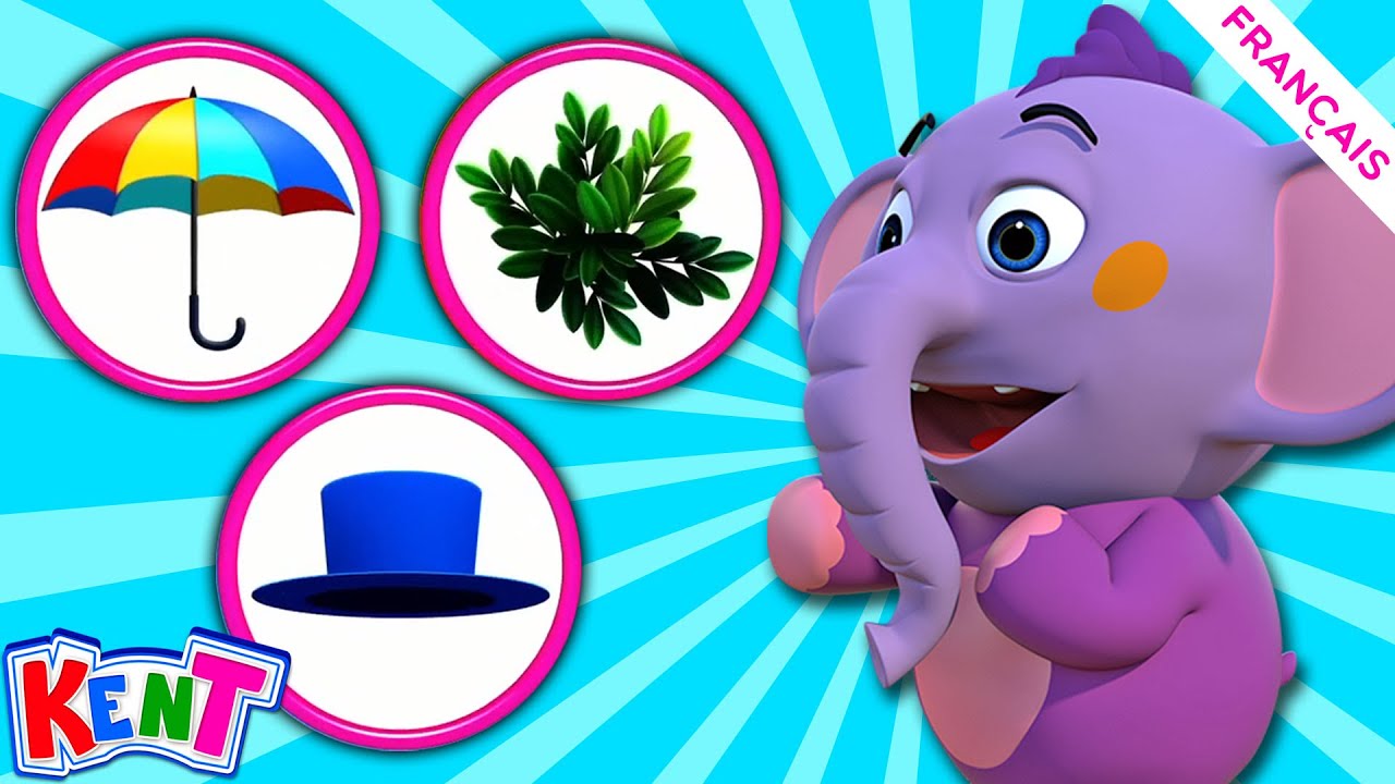 Elephant Dessin Animé | Devinez Avec Bébé Kent - Learn With Kent | Bébé ...