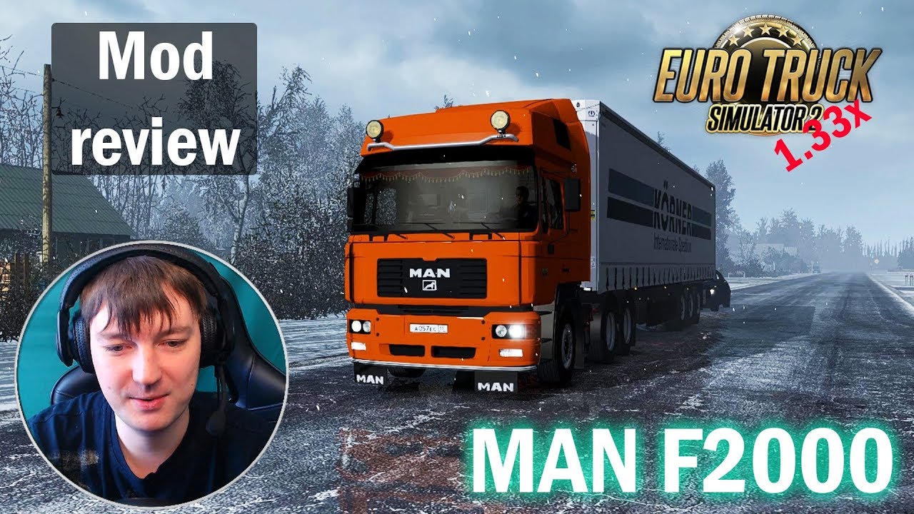 ETS2 1.33 Mods|Man F2000|Обзор Модов Euro truck simulator 2 - YouTube