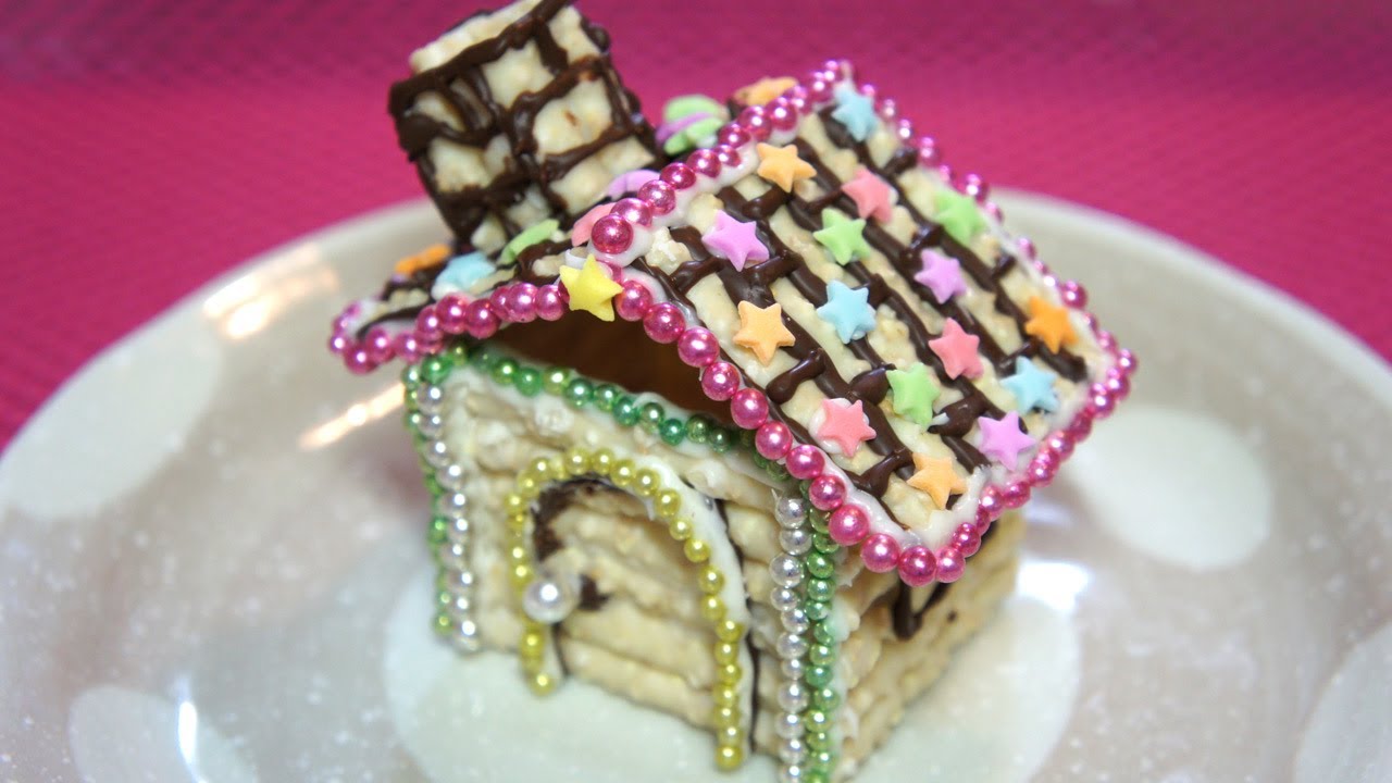 DIY Chocolate Candy House with Japanese snack KOEDA - YouTube