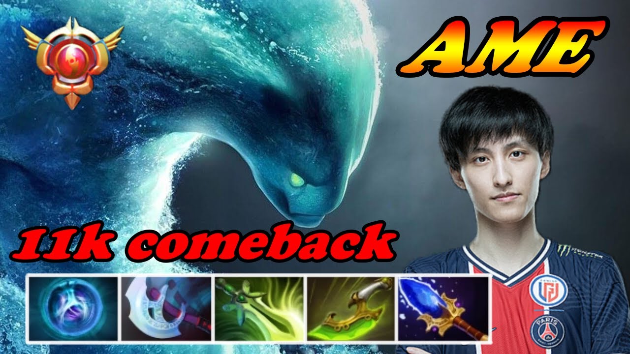 Ame Grandmaster Morphling 11k comeback massive damage | 7.33c Immortal ...