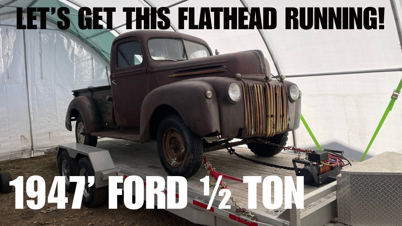 1947 Ford Jail Bar. First Start in ??? Years - YouTube