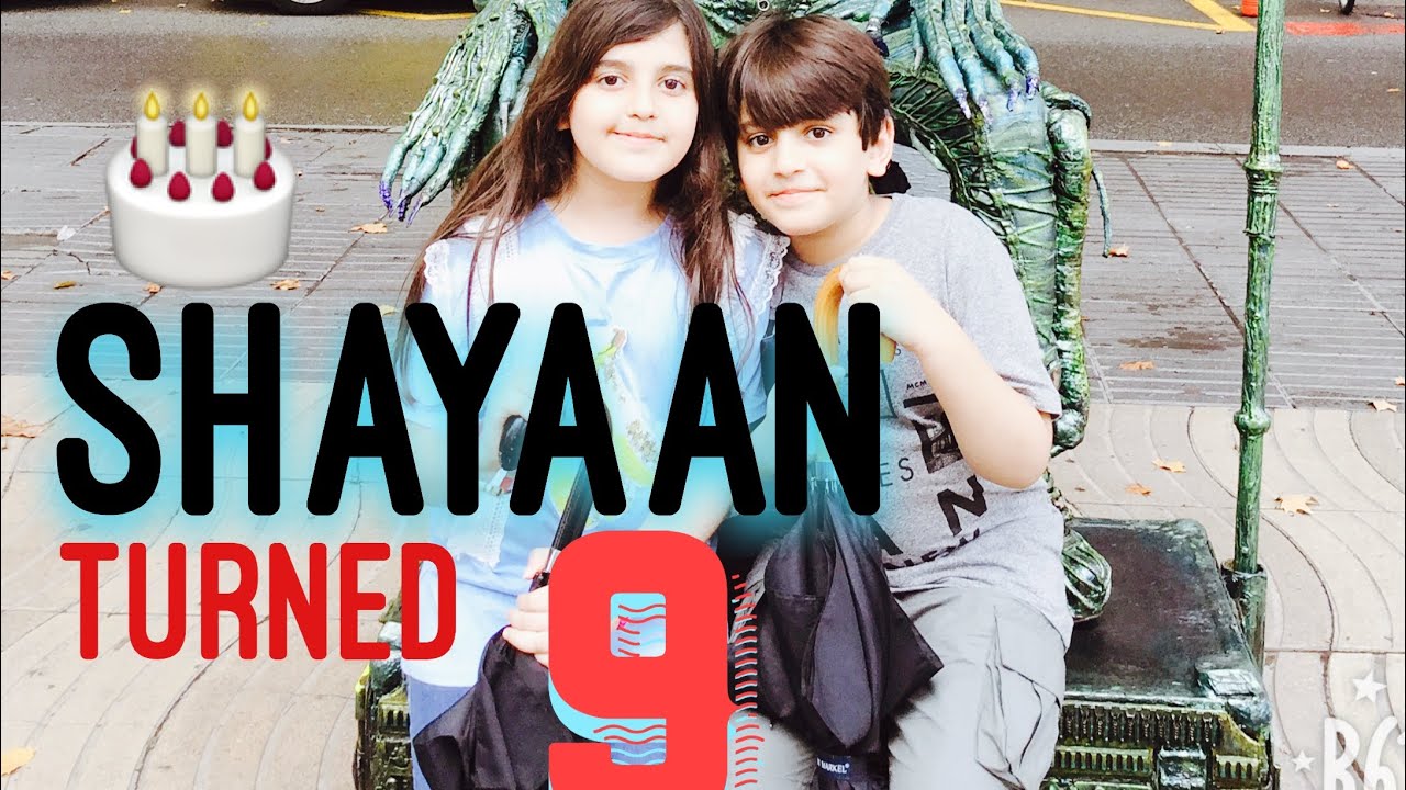 Shayaan Turned 9 🤩||Vlog||Our Amazing Ventures - YouTube