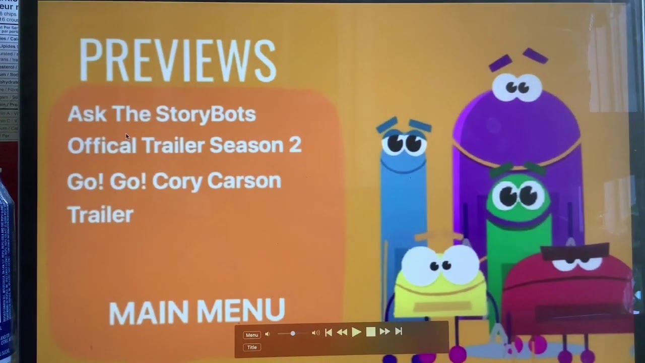 Storybots Emotions (UK) 2016 DVD Menu WalkThrough - YouTube