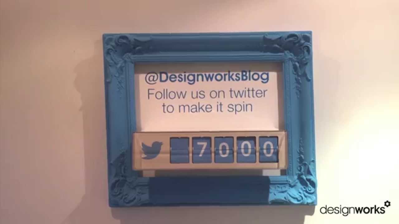 Designworks Twitter Counter 7k - YouTube