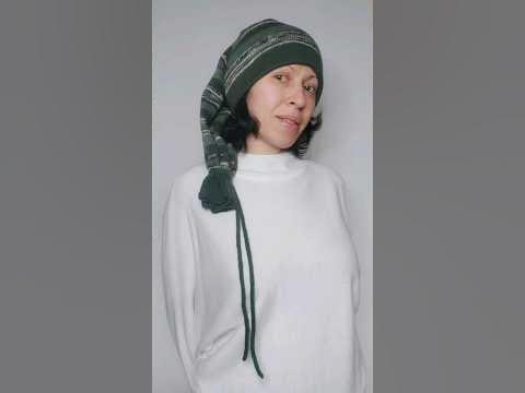 шапочка из 90-х🔥 ️#shorts #knitting #Шапка-колпак #90s - YouTube